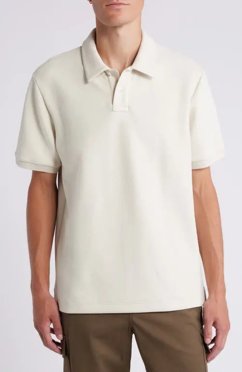 Theory Delroy Double Piqué Polo - Winter White