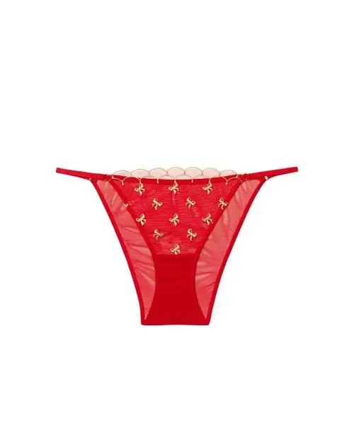 ADORE ME Bettie Brazilian Panties - Dark Red