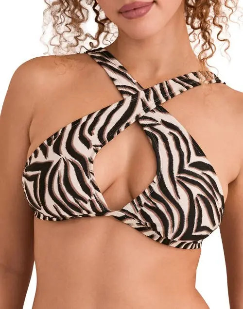 ADORE ME Demi Swim Bra - Animal Beige