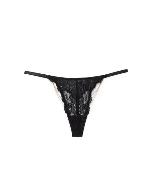 ADORE ME Elyza Thong Panties - Black