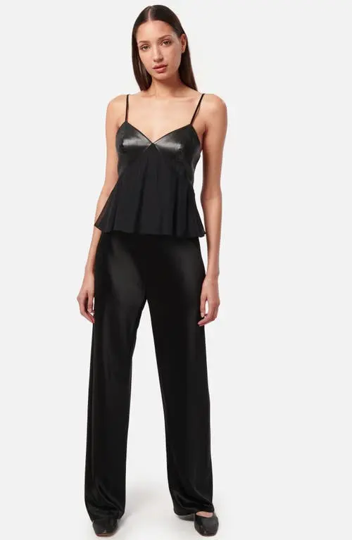 Cami Nyc Bristol Satin Pants - Black