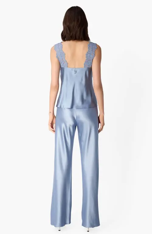 Cami Nyc Bristol Satin Pants - Mist