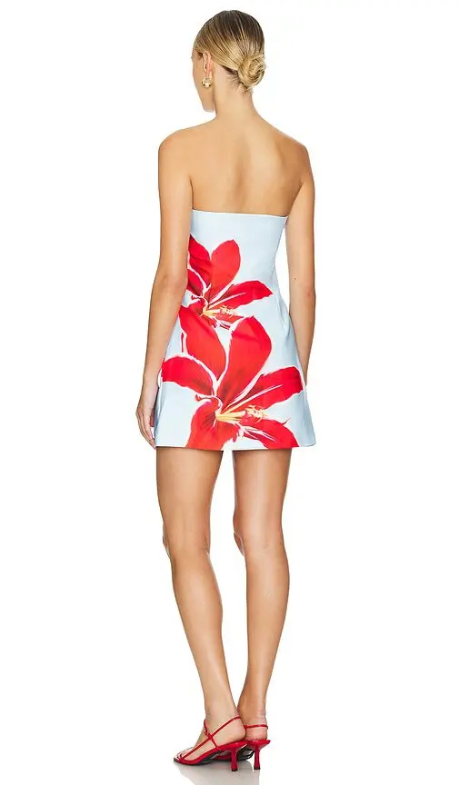RUNAWAY THE LABEL Primrose Mini Dress - Red Lily
