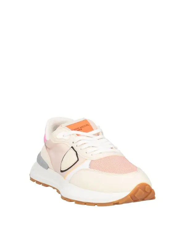Philippe Model Multicolor Leather And Textile Fiber Sneakers - White