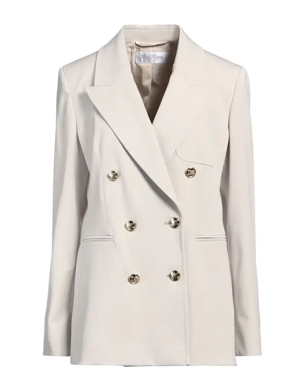 Max Mara Blazer Size Virgin Wool, Elastane