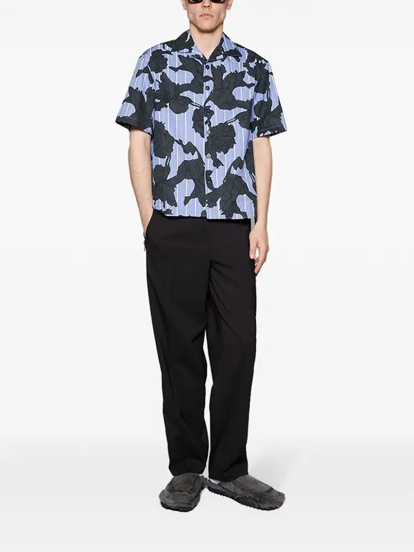 Neil Barrett Bold Flowers-print Shirt