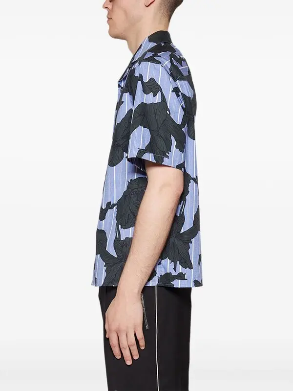 Neil Barrett Bold Flowers-print Shirt