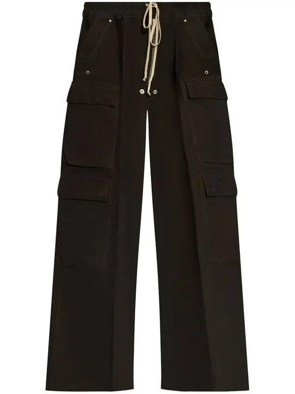 Rick Owens Oversized Wide-legged Trousers - Black
