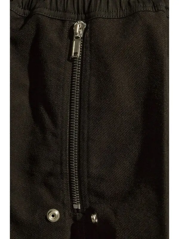 Rick Owens Oversized Wide-legged Trousers - Black