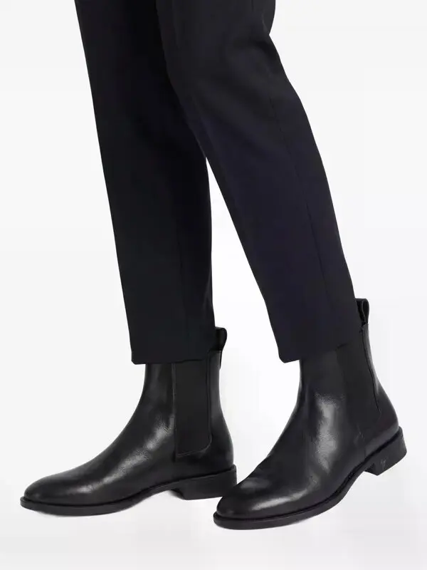 GIUSEPPE ZANOTTI Ryim Leather Chelsea Boots - Black