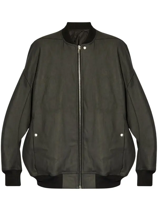 Rick Owens Elongated Bomber Jacket - Grey