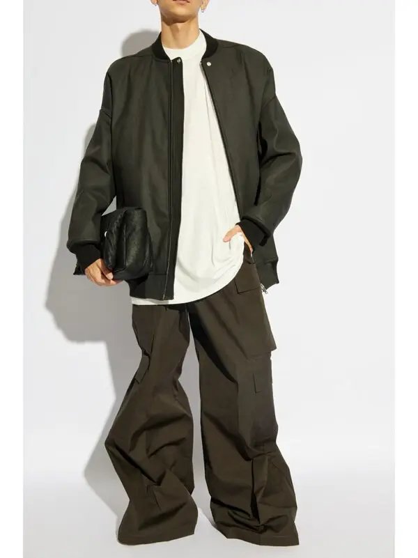 Rick Owens Elongated Bomber Jacket - Grey