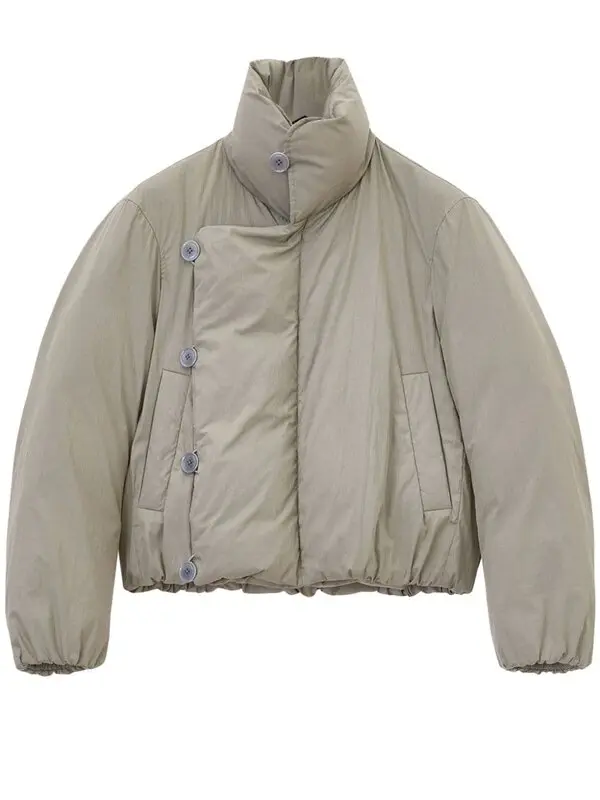 LEMAIRE Cropped Puffer Blouson Jacket - Green