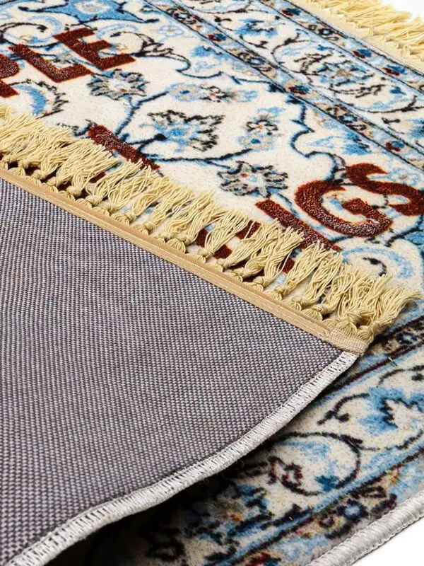 SELETTI Slogan-print Burnt Carpet - Red