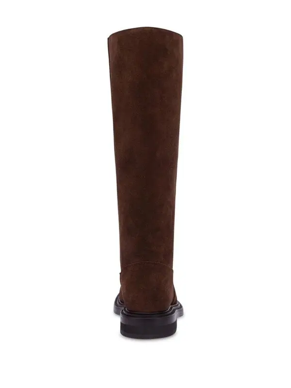 Moschino Suede Knee-high Boots