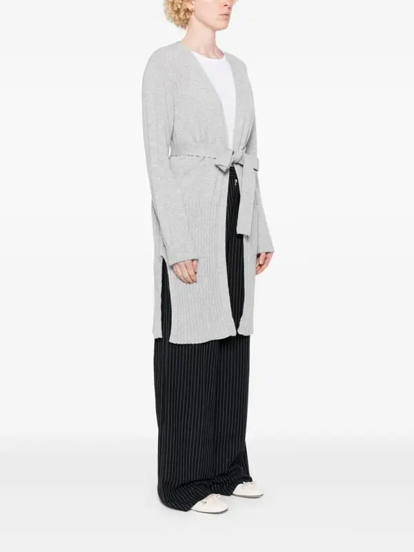 TWINSET Lurex Knit Maxi Cardigan