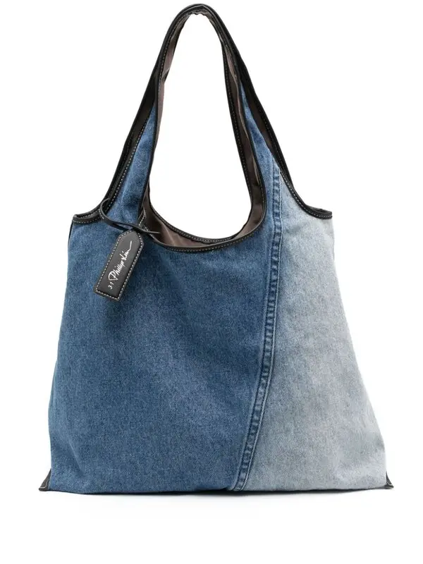3.1 Phillip Lim Market Denim Tote Bag - Blue