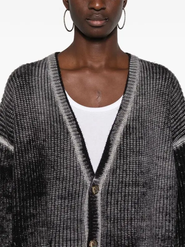 R13 Faded-effect Cardigan