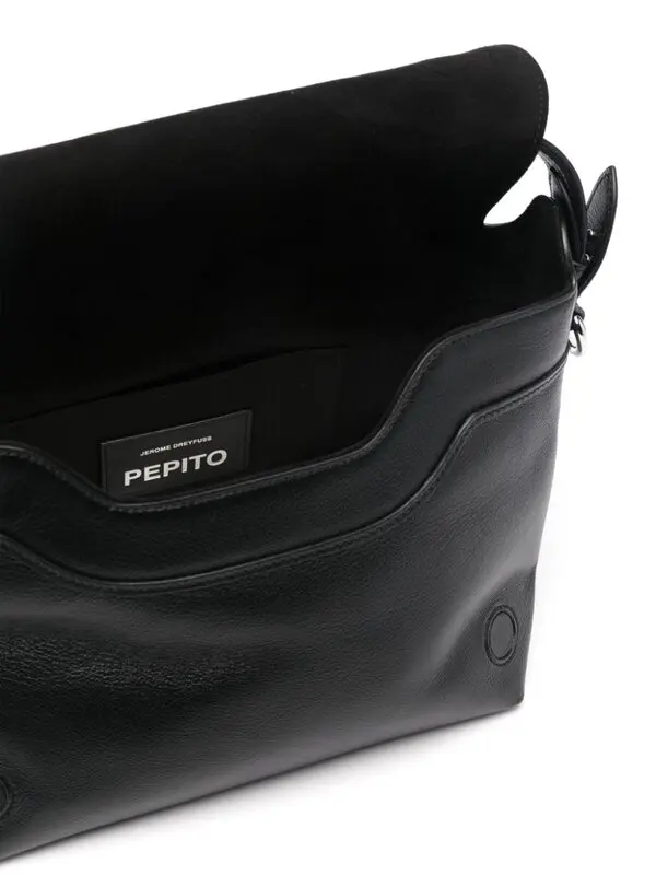 Jérôme Dreyfuss L Pepito Shoulder Bag - Noir Silver