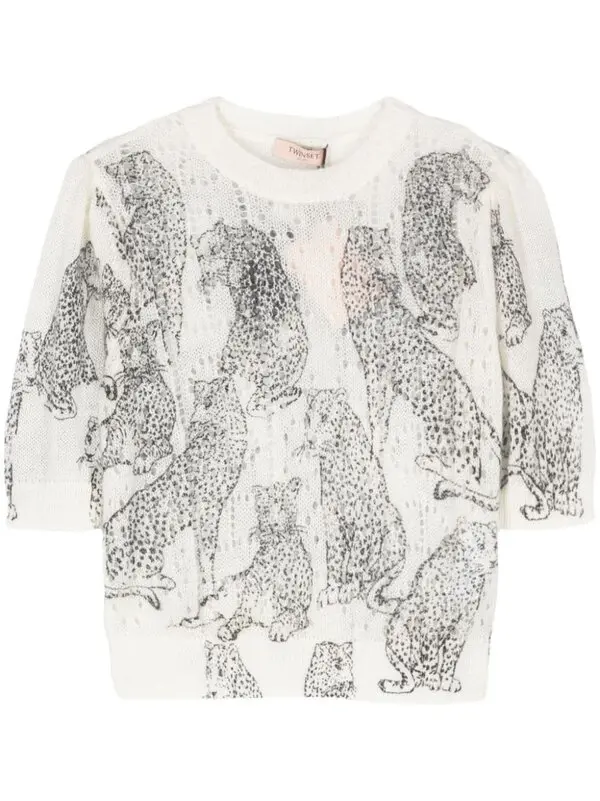 TWINSET Cropped Sweater