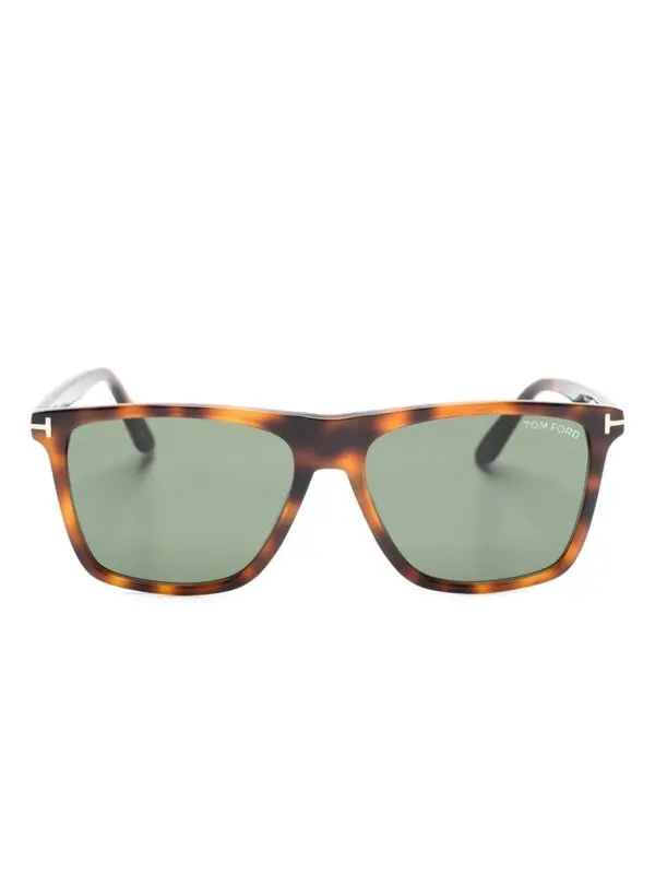 TOM FORD Fletcher Square-frame Sunglasses - Brown