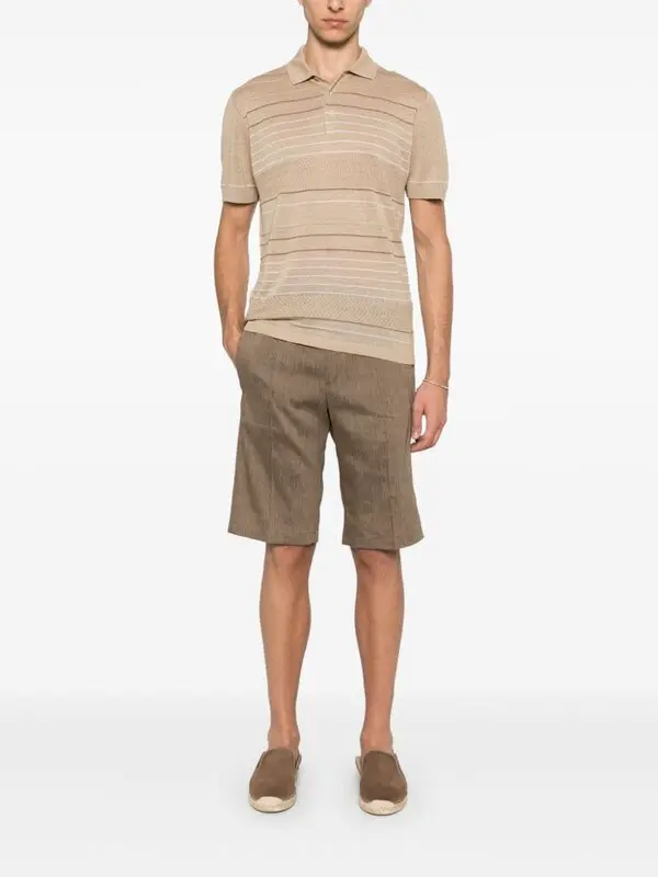 Corneliani Striped Polo Shirt