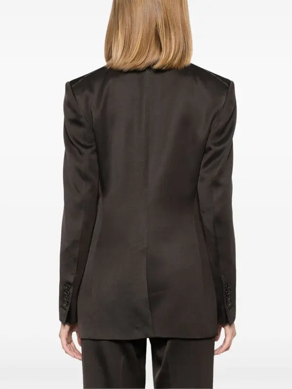 TOM FORD Double-breasted Blazer - Brown
