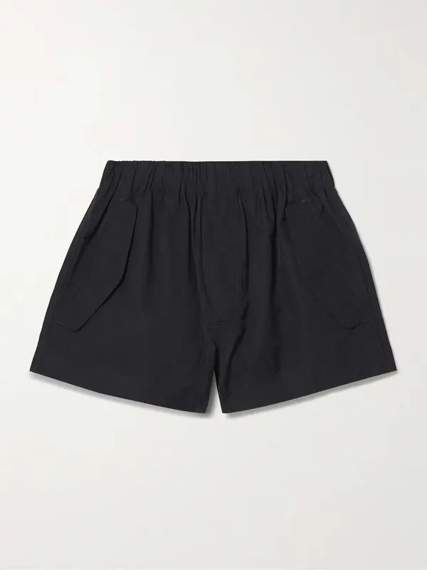Wardrobe.NYC Beach Cotton-blend Shell Shorts