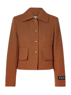 PATOU Wool-blend Tweed Jacket
