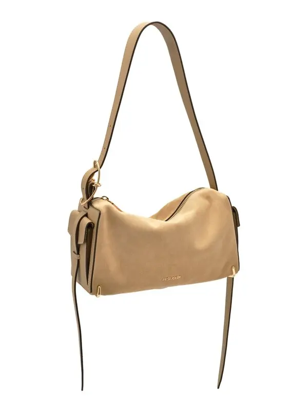 Cult Gaia Natasha Suede Shoulder Bag