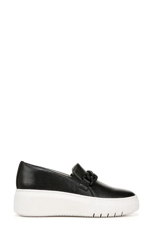 Naturalizer Daphne Platform Sneakers - Black Leather