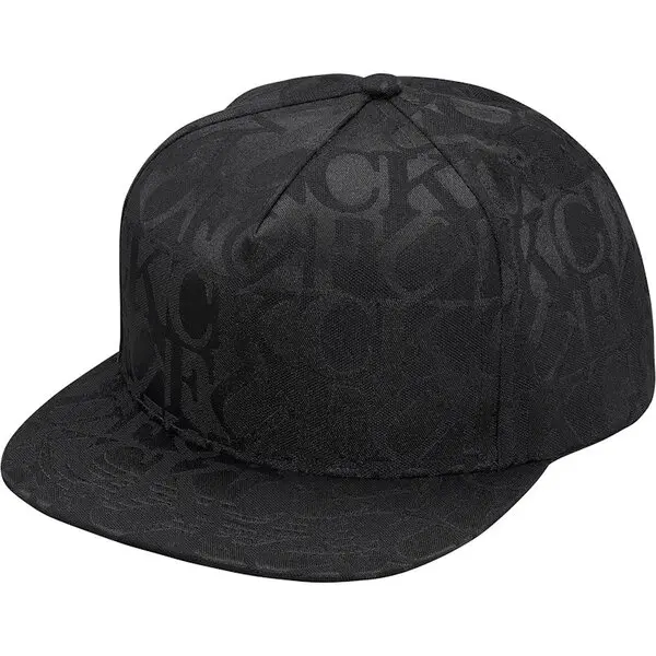 Supreme Jacquard 5-panel Cap - Black