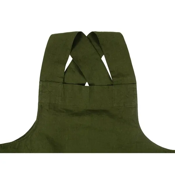 KAF HOME Firenze Stone Washed Linen Smock Apron