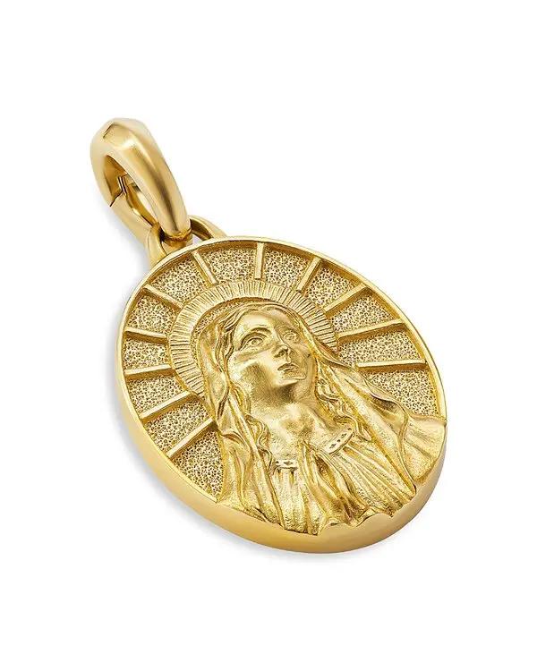 David Yurman 18k Yellow Amulets Mary Medallion - Gold
