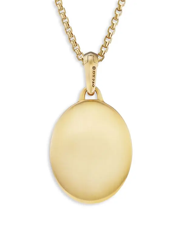 David Yurman 18k Yellow Amulets Mary Medallion