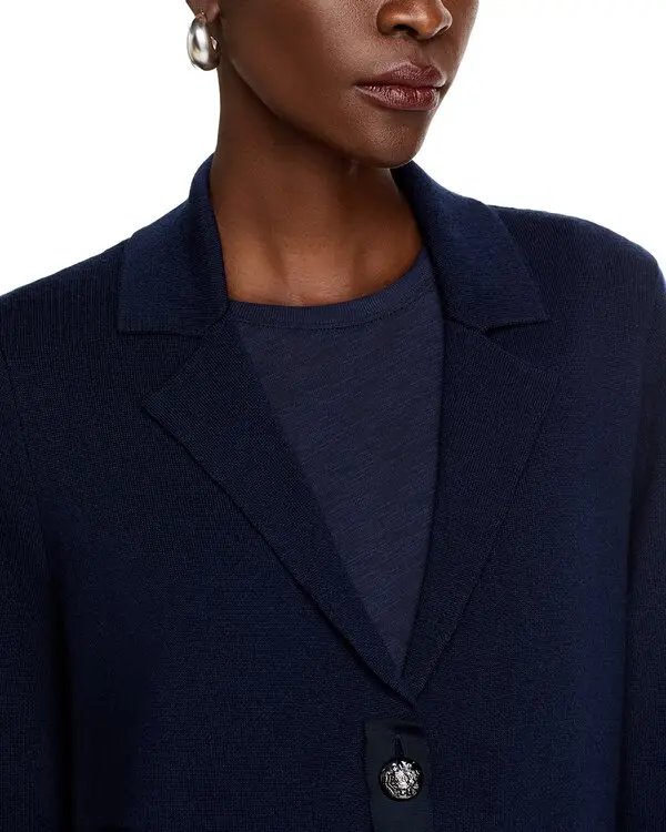Kobi Halperin Clove Button Front Sweater - Navy