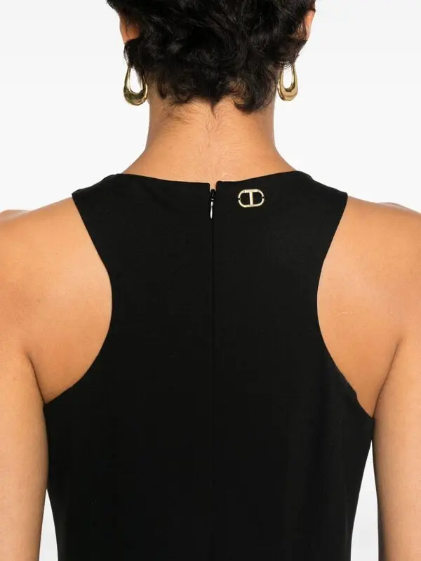 TWINSET Halterneck Midi Dress