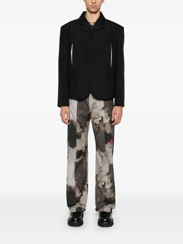 KUSIKOHC Burn Print Trousers