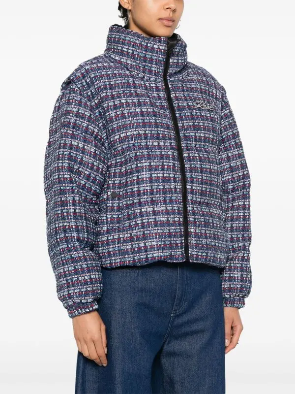 Karl Lagerfeld Bouclé Transformer Jacket