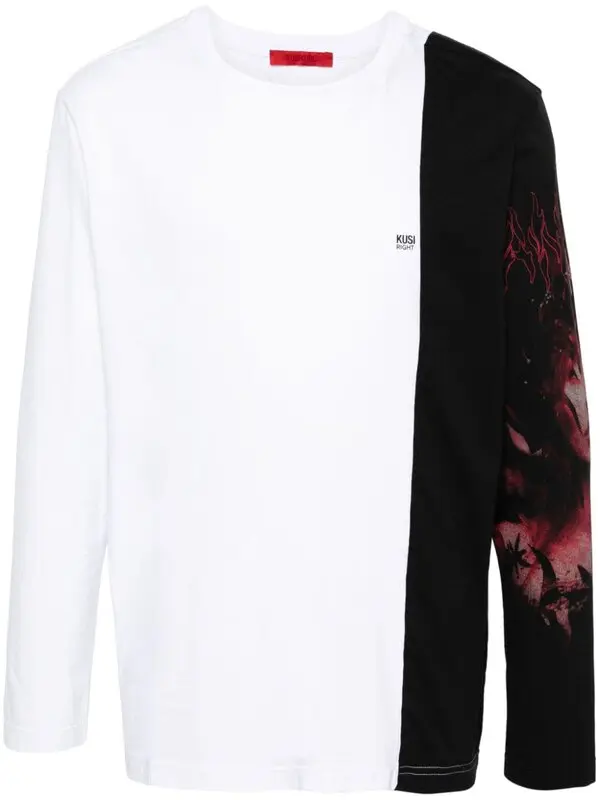 KUSIKOHC Colour-block Longsleeved T-shirt