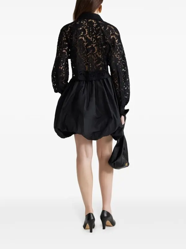 PATOU Bubble Mini Skirt - Black