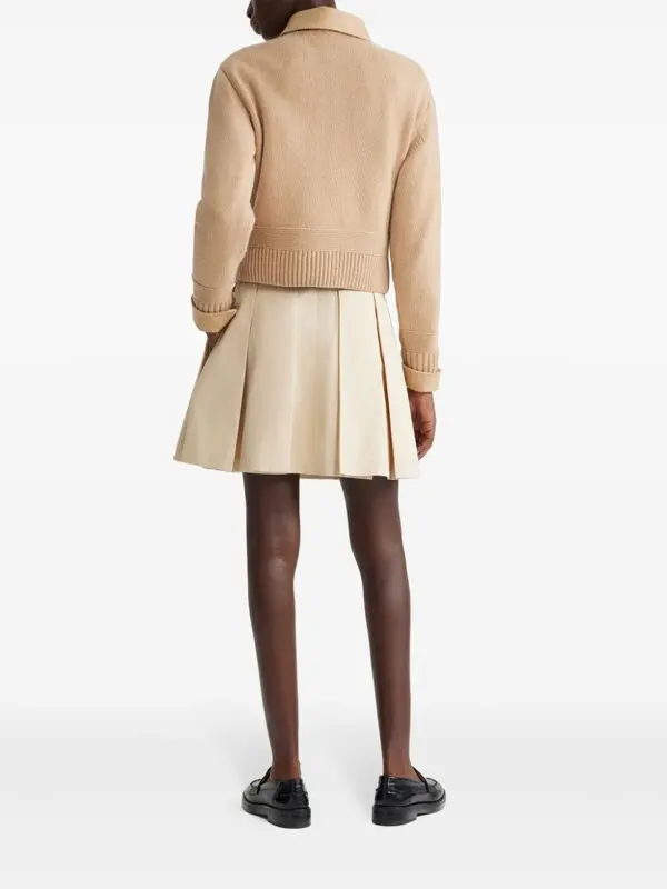 スカート PATOU Belted pleated mini skirt Patou | Belted pleated mini skirt in organic cotton