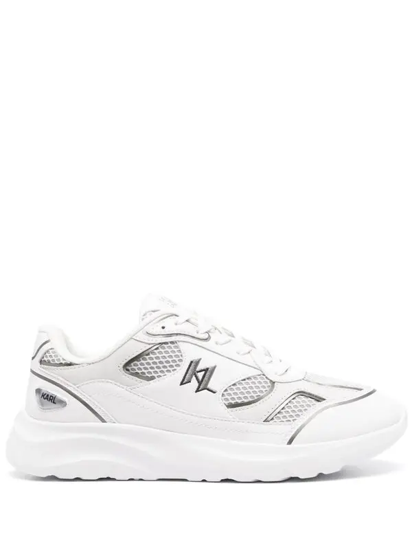 Karl Lagerfeld Monogram Mesh Sneakers