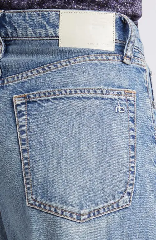 Rag & Bone Sofie Featherweight Wide Leg Jeans - Beverly