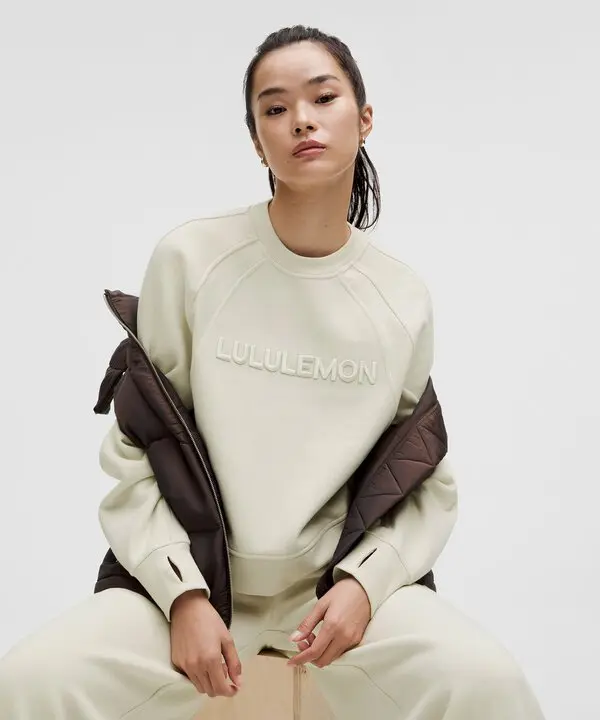 Lululemon Scuba Oversized Wordmark Pullover