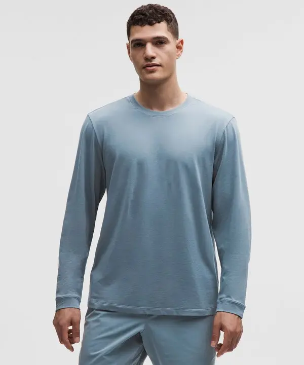 Lululemon Zeroed In Long-sleeve Shirt - Steel Blue