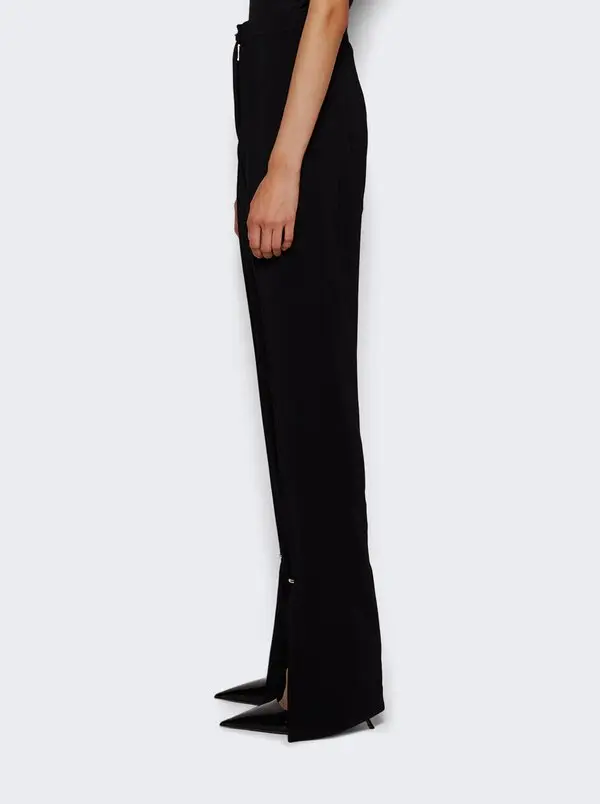MUGLER Pierced Full Length Pants - Black