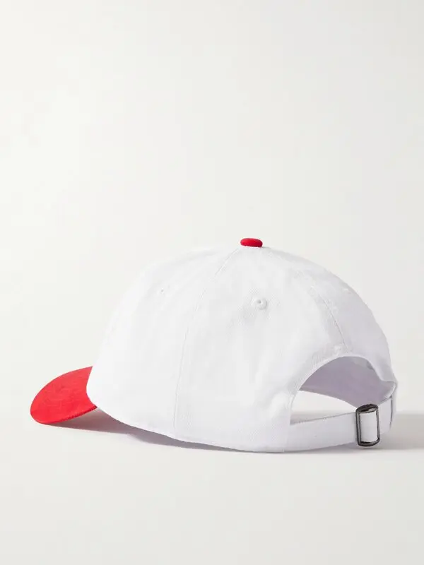 SPORTY & RICH Embroidered Cotton-twill Baseball Cap