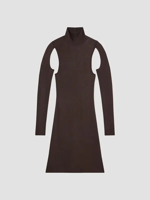 Helmut Lang Air Cut-out Turtleneck Dress