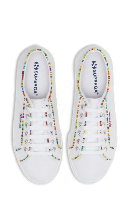 Superga 2740 Multicolor Beads Platform Sneaker
